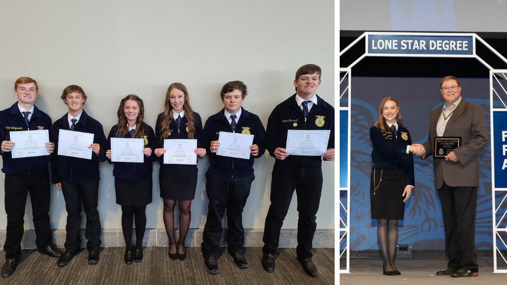 Carthage FFA Students and Administrator Earn Lone Star Degrees ...